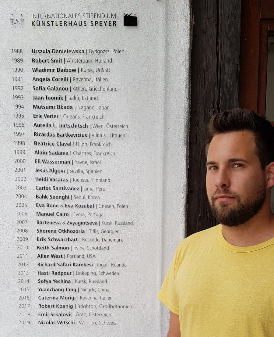 2019 | Nicolas Witschi – Künstlerbund Speyer